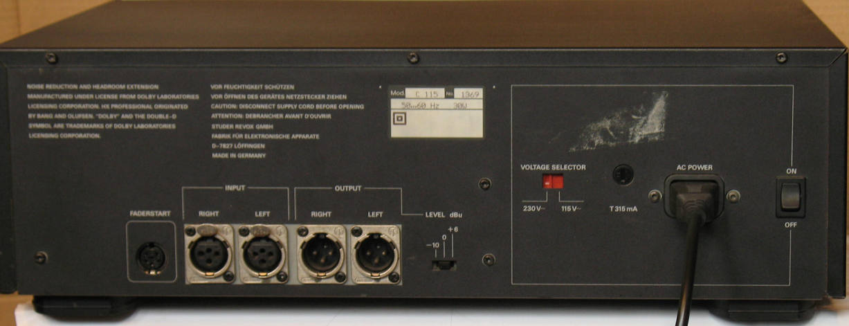 Revox C 115, Revox кассетные деки, лучшие кассетные деки, выбор ...