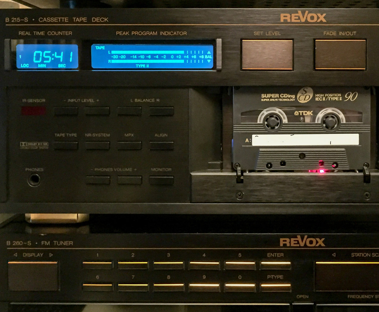 Revox B215-S, Revox кассетные деки, лучшие кассетные деки, выбор ...